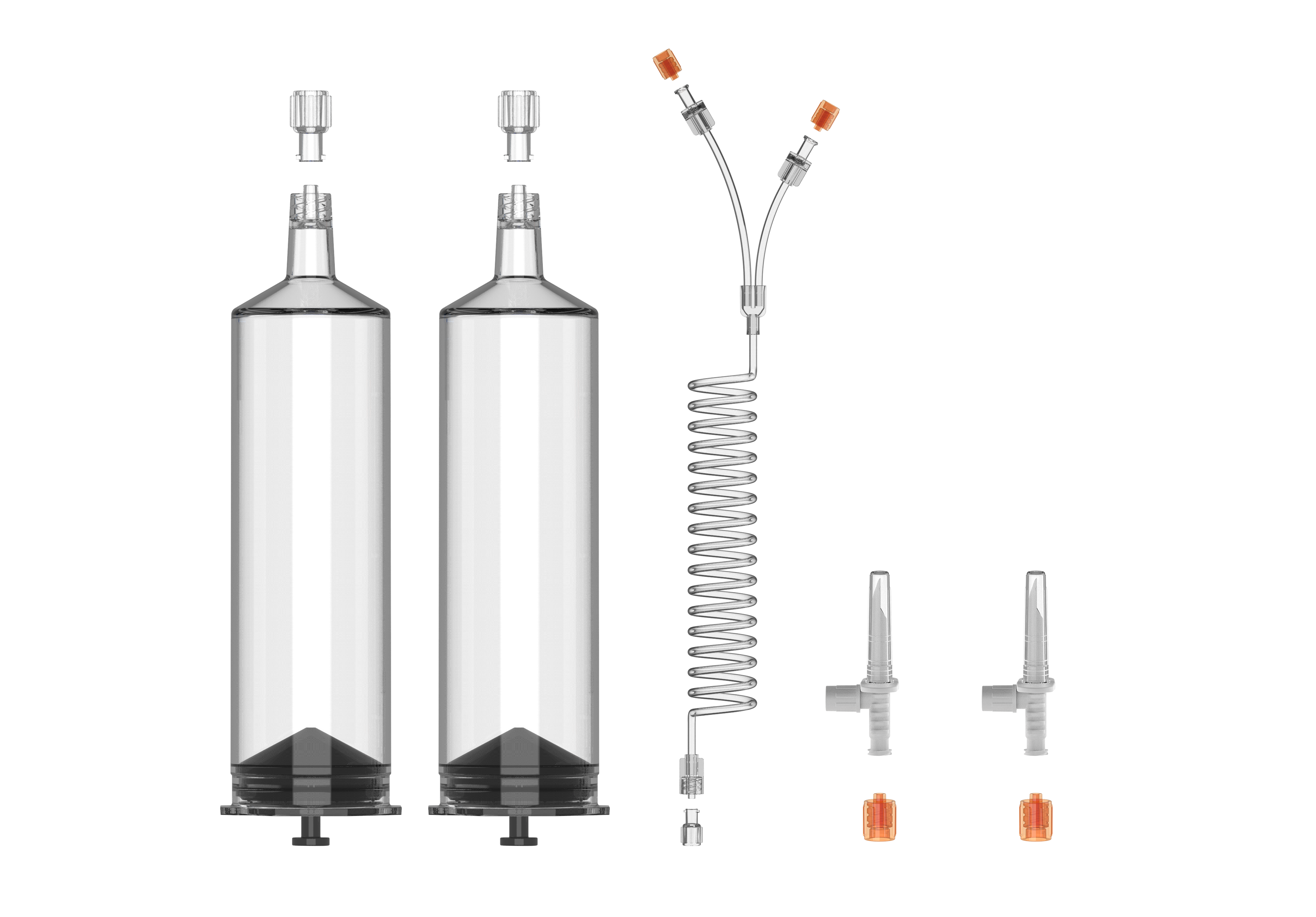 2x125ml Syringes Kit with Y-Tubing & Spikes | 200113 – MedGrocery