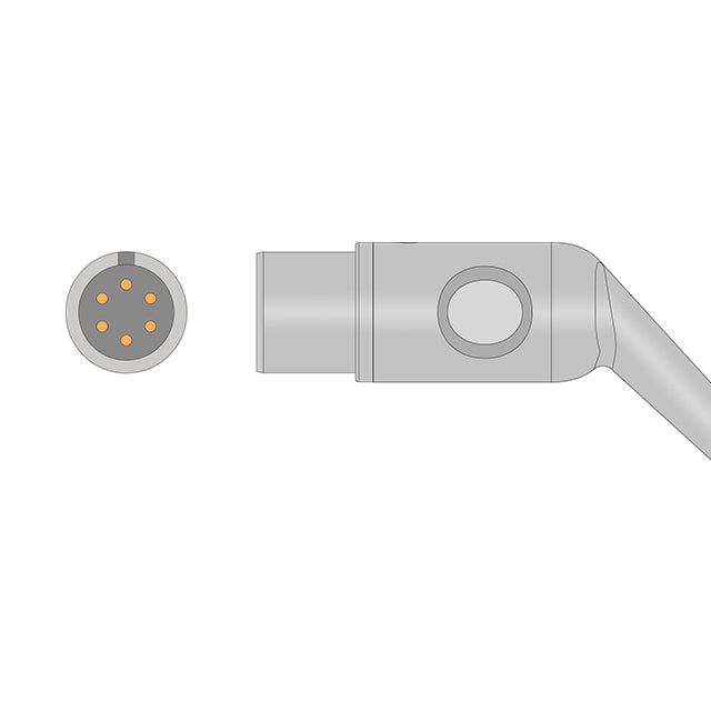 4 m IBP Cable for Edwards Transducers | IBP-AM-EW40 – MedGrocery